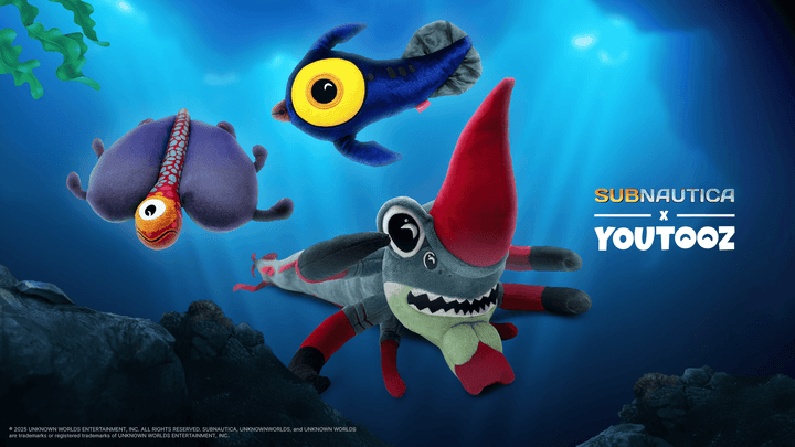 Unknown Worlds / Subnautica X Youtooz Plushies Available To Pre-order